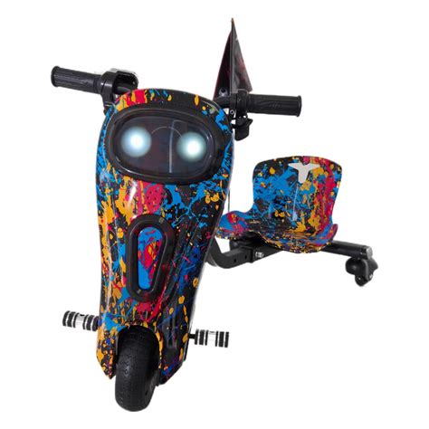 Triciclo Hoverboard Elétrico 65 Polegadas Drift 250w Pintado Colorido Ydtech