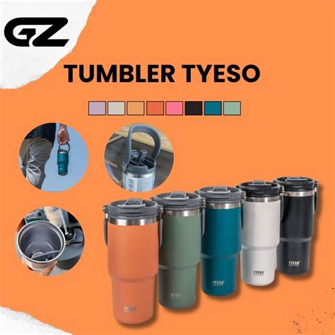 Tyeso แก้วน้ําสแตนเลสคุณภาพพรีเมี่ยมtyso Tumblr ถ้วยกาแฟสแตนเลสสแตนเลส