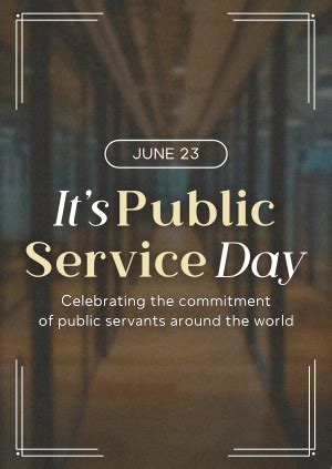 Celebrate Public Servants Poster Brandcrowd Poster Maker