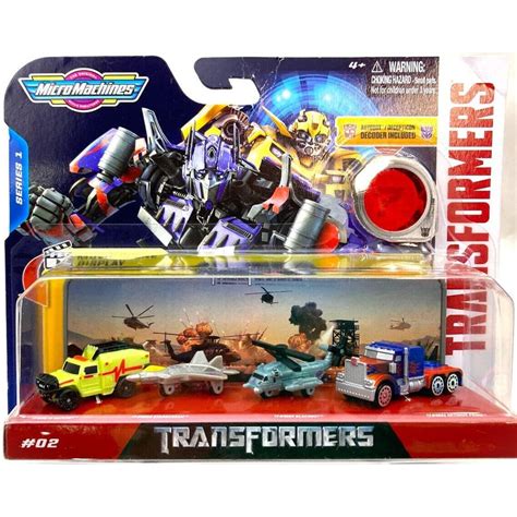 Micro Machines Transformers Series 1 02 Ratchet Starscream Blackout