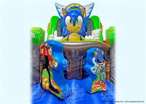 Sonic 50 Obstacle Course Sonic Green Hill Obstacle Courses Inflatable Obstacle Course Magic