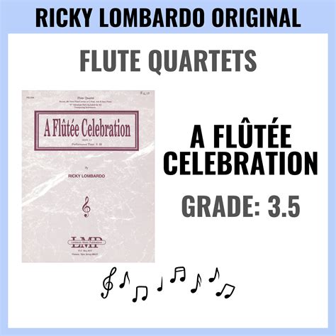 Fq 004 A Flûtée Celebration Lombardo Music Publications