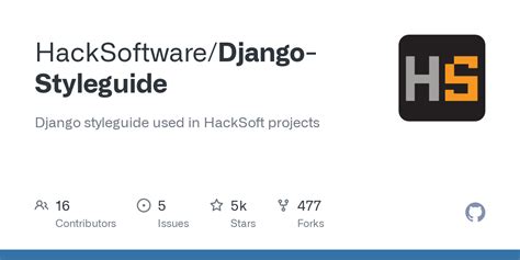 Github Hacksoftwaredjango Styleguide Django Styleguide Used In