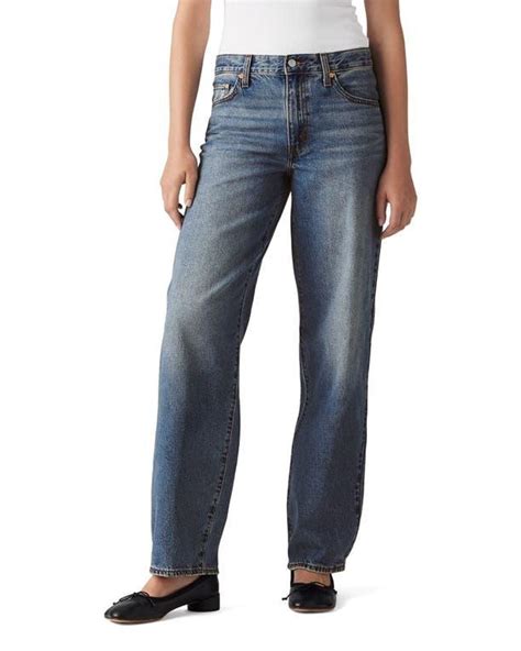 Levis Baggy High Waist Wide Leg Dad Jeans In Blue Lyst