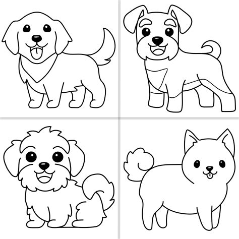 Dibujo De Perro Lindo Paso A Paso Lindo Patrón De Crochet De Perro