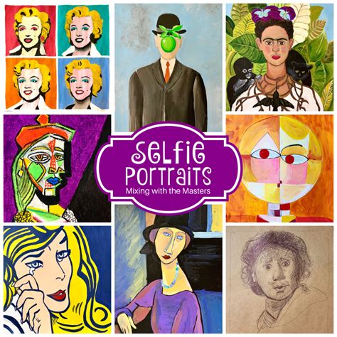 Mixing With The Masters Selfie Portraits Masterpiece Society