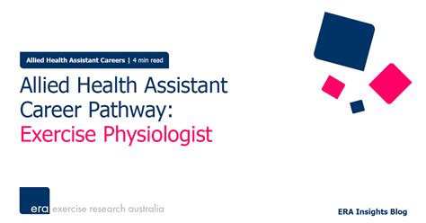Allied Health Assistant Career Pathway Exercise Physiologist