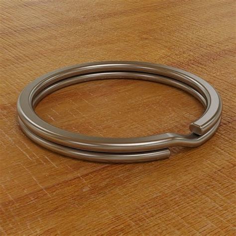 Flat Key Ring 3d Model 3d Printable Cgtrader