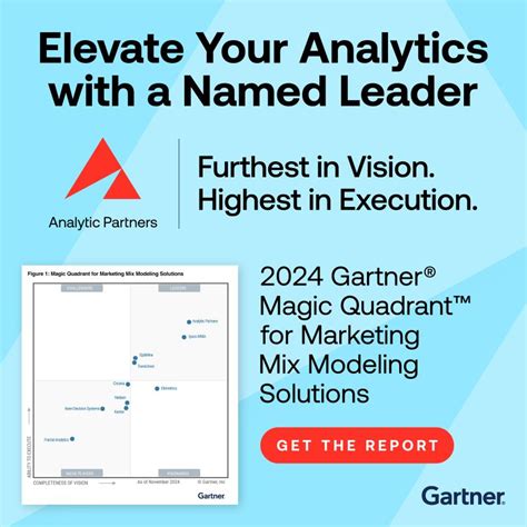 Gartner® Recognizes Analytic Partners As A Leader Analytic Partners