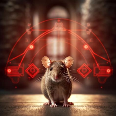 Small Rat Living Indoors Premium Ai Generated Image