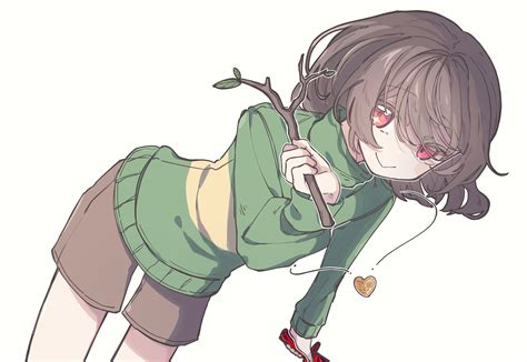 Chara Undertale Undertale Utdr Toby Fox Highres 1other Androgynous Brown Hair Brown