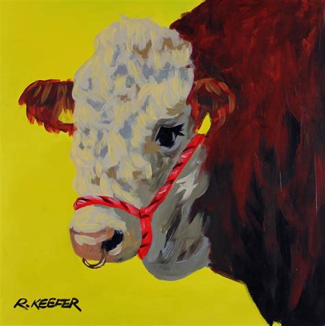 Ronald Keefer Yellow Cow Mutualart