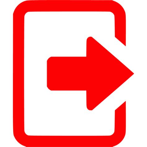 Red Logout Icon Free Red Logout Icons Red Logout Icon Free Red Logout Icons