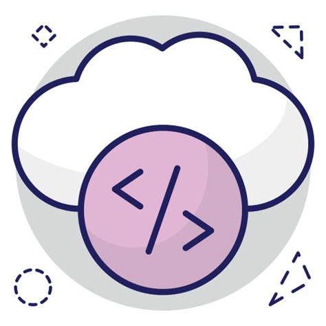 Cloud Coding Programming Development Source Icon Download On