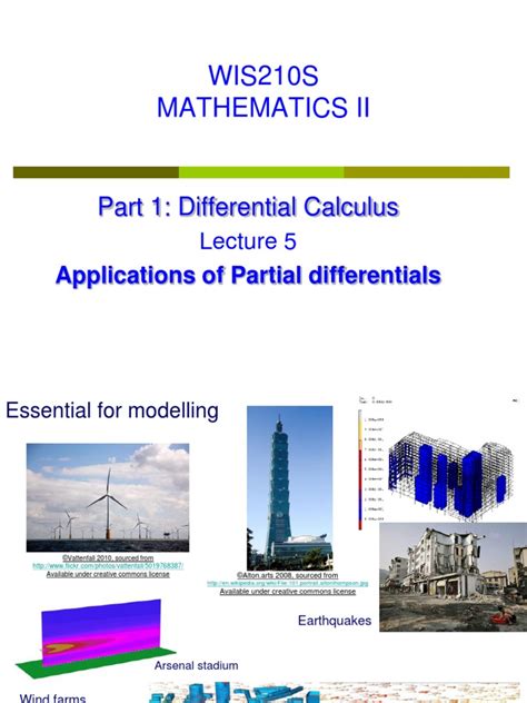 Lecture3 5 Partial Differentials Applications Pdf