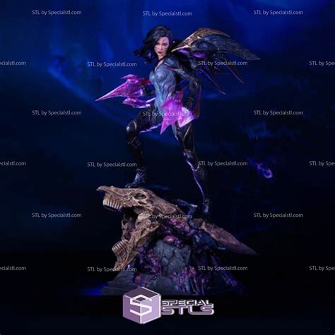 Kaisa Action Pose 3d Printing Model League Of Legend Stl Files Specialstl