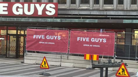 Five Guys Vid Sergels Torg Har öppet Som Vanligt