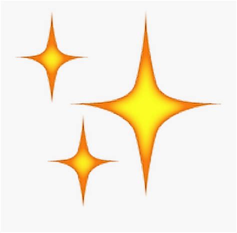 Emoji Stars Clipart Png Download Iphone Sparkle Emoji Png Free