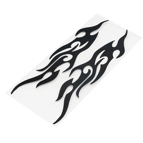 Vinyl Stickers For Motorcycles Universal Flame Decal Kit For Cars