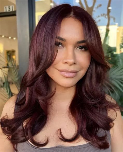 Cherry Cola Hair Color Inspiration