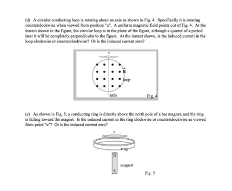Solved D A Circular Conducting Loop Is Rotating About An Chegg Com