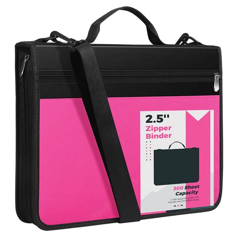 Ktrio Zipper Binder 3 Ring Binder