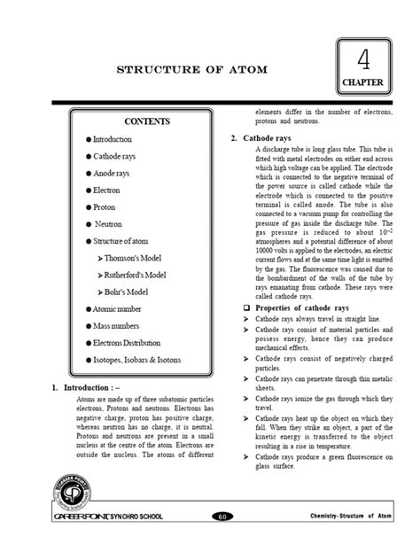 9th Atomic Structure Pdf Atoms Ionic Bonding