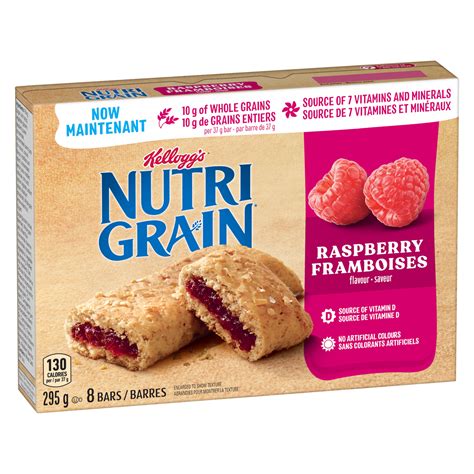 Nutri Grain Raspberry Cereal Bars Kelloggs Canada
