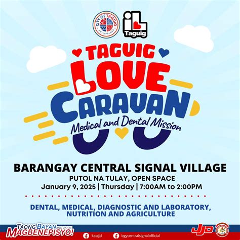 𝐓𝐀𝐆𝐔𝐈𝐆 𝐋𝐎𝐕𝐄 𝐂𝐀𝐑𝐀𝐕𝐀𝐍 Taguig Love Kap Junjun Dueñas