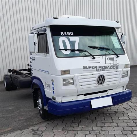 Caminhão Volkwagen 8150e Chassi Ano 2007 Super Pesados Brasil