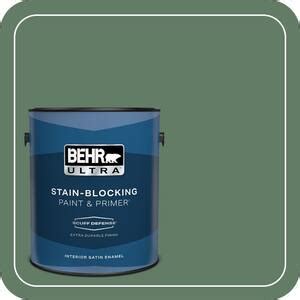 Behr Marquee 1 Gal S410 6 Greener Pastures One Coat Hide Semi Gloss