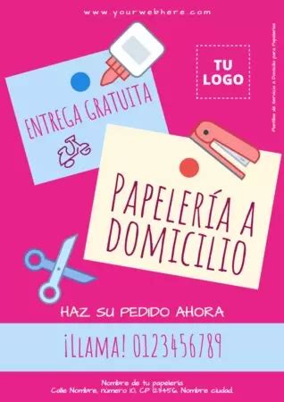 Diseña Banners Para Papelerías Con Plantillas Online