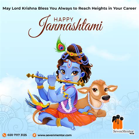 On This Auspicious Day Of Krishna Sevenmentor Pvt Ltd