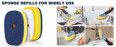 Sponge Brush Refills For Oxo Soap Dispensing Dish Brush 4