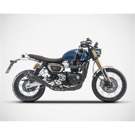 Full Kit Zard Triumph Scrambler 1200 21 22 Euro5 Black Motostorm En