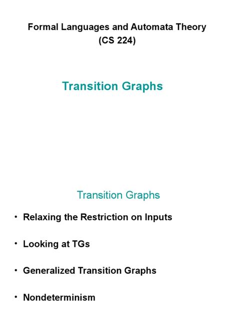 Transition Graphs Chapter 6 Pdf String Computer Science
