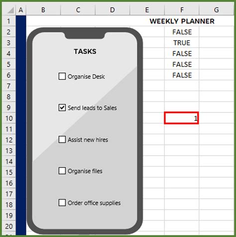 form controls how to use a checkbox in excel acuity training