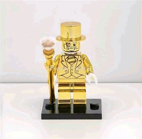 Quality Lego Mr Gold Minifigure Read Description Us Made Custom Etsy