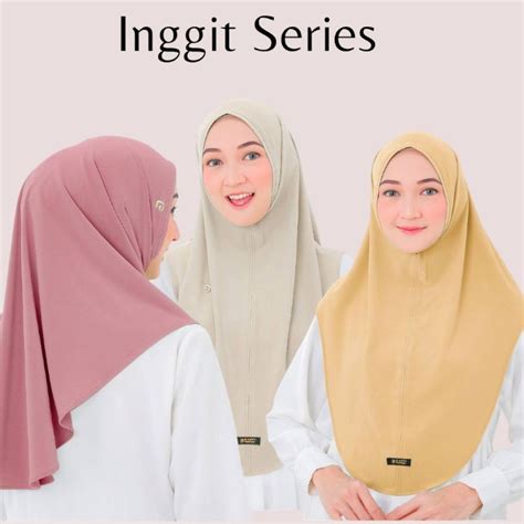 Jual Inggit Daffi Hijab Instan Bergo Cantik Bergo Daffi Jilbab Polos Daffi Terbaru Shopee