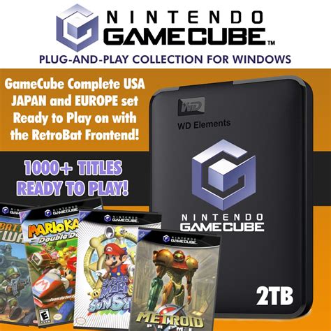 Nintendo Gamecube Complete Retrobat Collection Complete Usa Japan