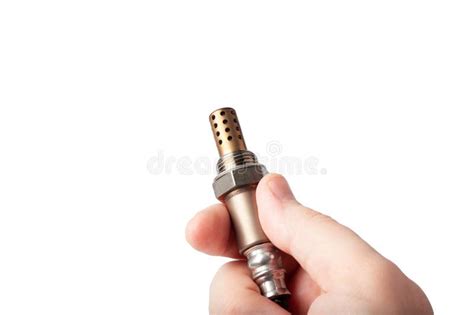 Oxygen Sensor For Gasoline And Diesel Engines In The Hand Isolated On
