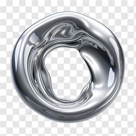Metallic Abstract Shape With Fluid Form Abstract Shape 3d Shape Llic