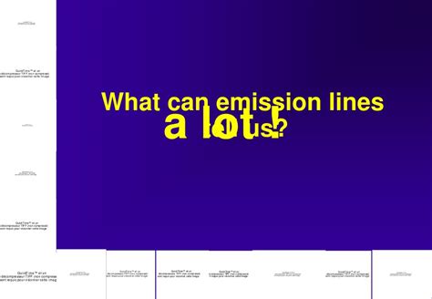 Ppt What Can Emission Lines Tell Us Lecture 4 Grażyna Stasińska