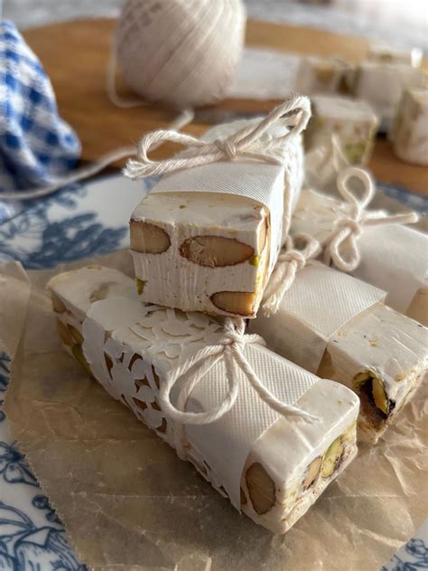 Soft And Chewy Italian Torrone Nougat
