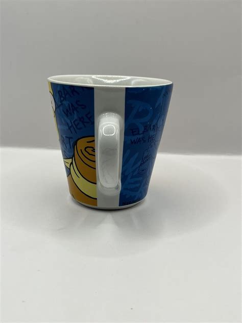 Bart Simpson The Simpsons Catapult Mug Cup Matt Groening Free Post Ebay Uk