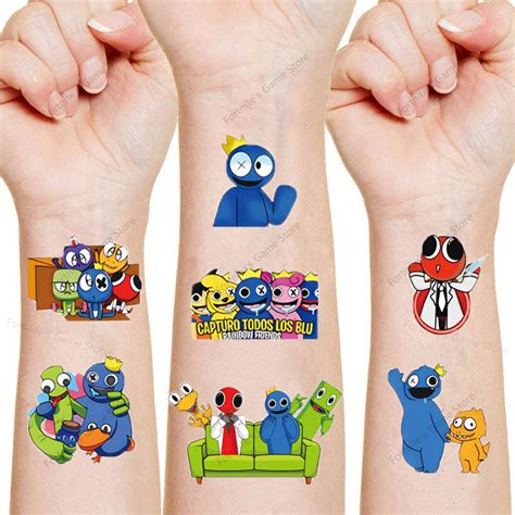 Rainbow Friends Tattoo Stickers Juhi