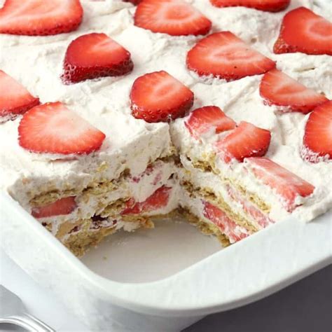 30 No Bake Strawberry Desserts Bellewood Cottage
