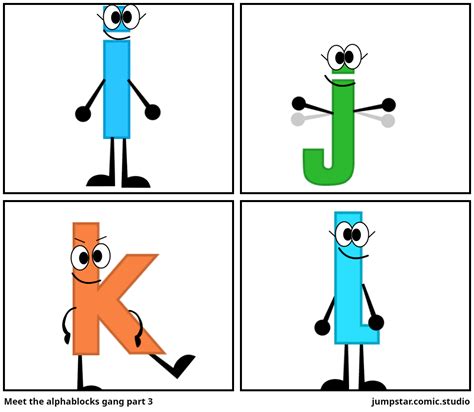 Meet The Alphablocks Gang Part 3 Comic Studio