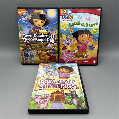 Lot Of 11 Nickelodeon Nick Jr Dora The Explorer And Go Diego Go Dvd