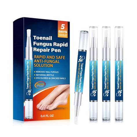 Fungal Nail Treatment Pen 4pcs Toenail Fungus Treatment Pen 2in1